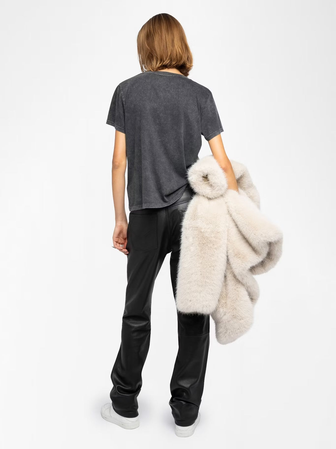 Polera Alys Motocross Strass Negro – Zadig & Voltaire