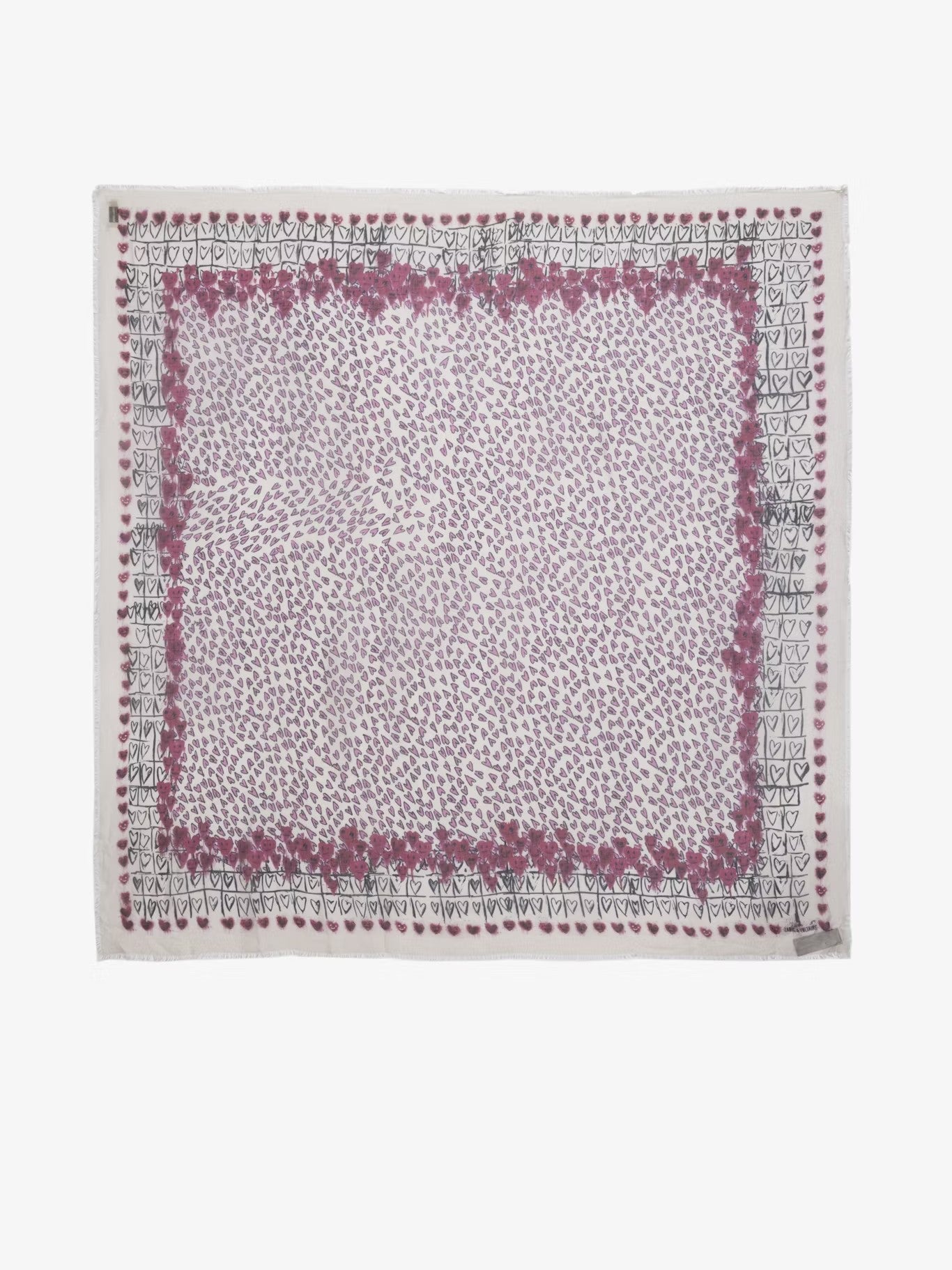 Pañuelo Kerry Heart Blanco – Zadig & Voltaire