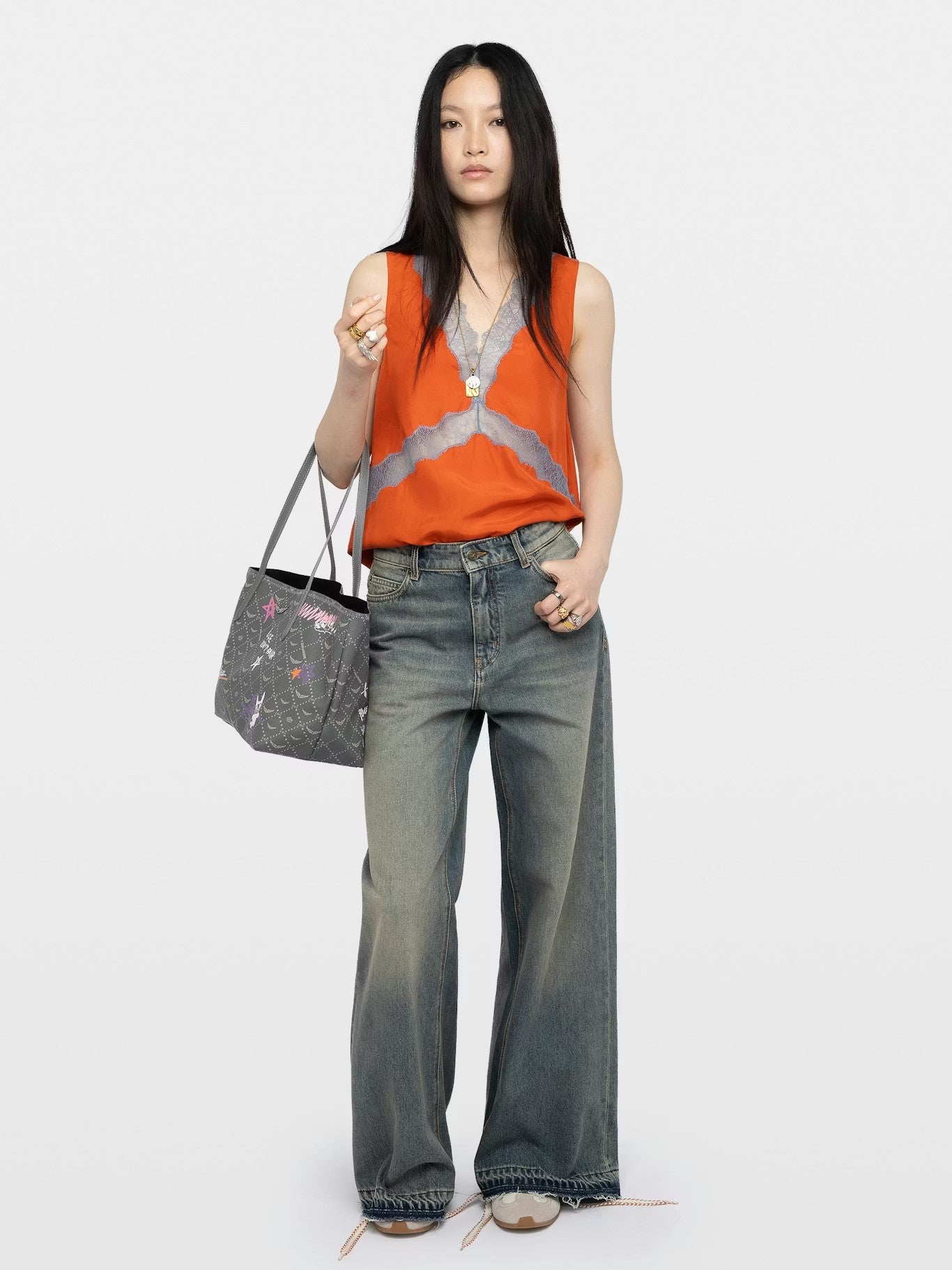 Blusa Tasao Naranjo – Zadig & Voltaire